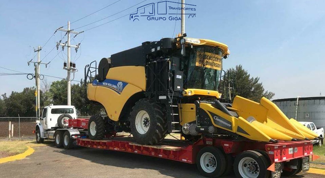 Transporte de Carga en Plataforma Lowboy en Puebla México | Fletes en ...